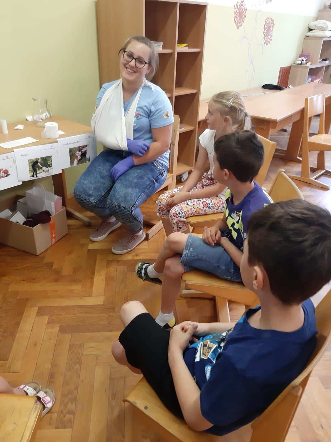 Helfi - Aktionstag in der VS Oberzeiring - Fachschulen Land Steiermark